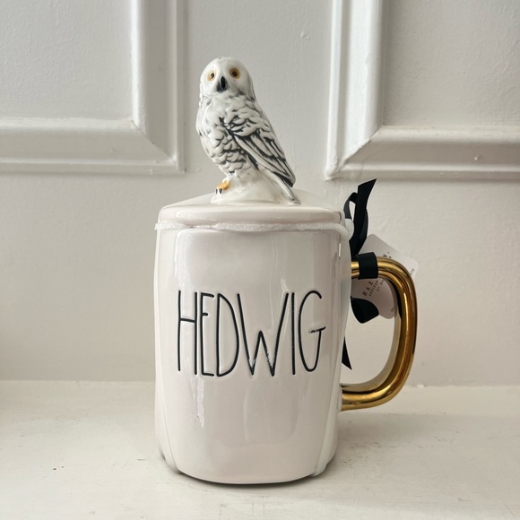 Rae Dunn | Dining | Rae Dunn Harry Potter Hedwig Topper Mug Nwt | Poshmark